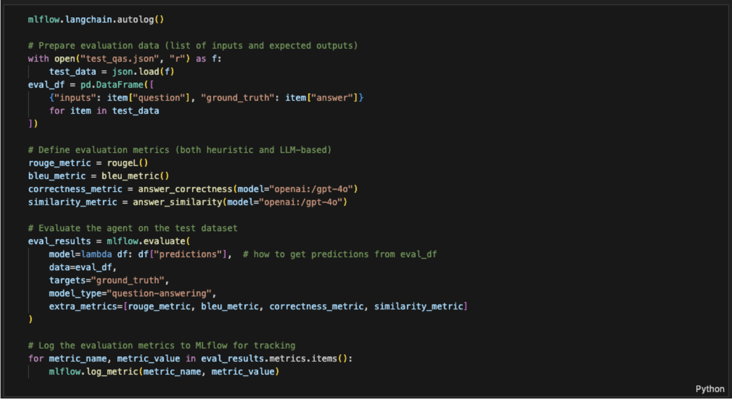 Tracing and Evaluating LangGraph AI Agents with MLflow