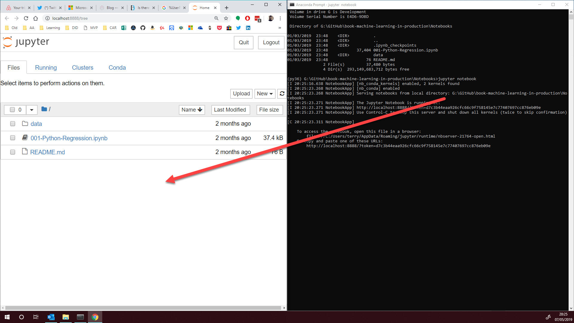 Running Jupyter notebooks in a different folder — Advancing Analytics