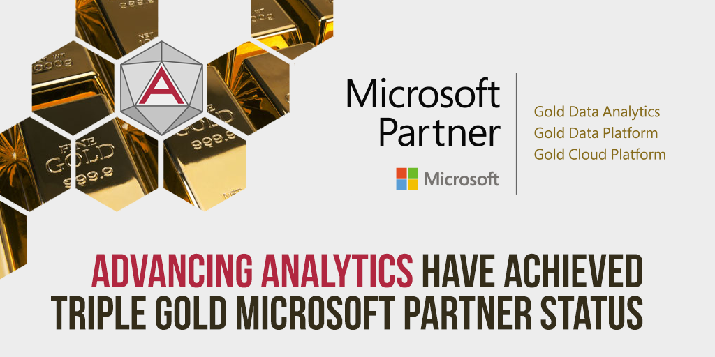 Announcement: Microsoft Triple Gold Partner — Advancing Analytics